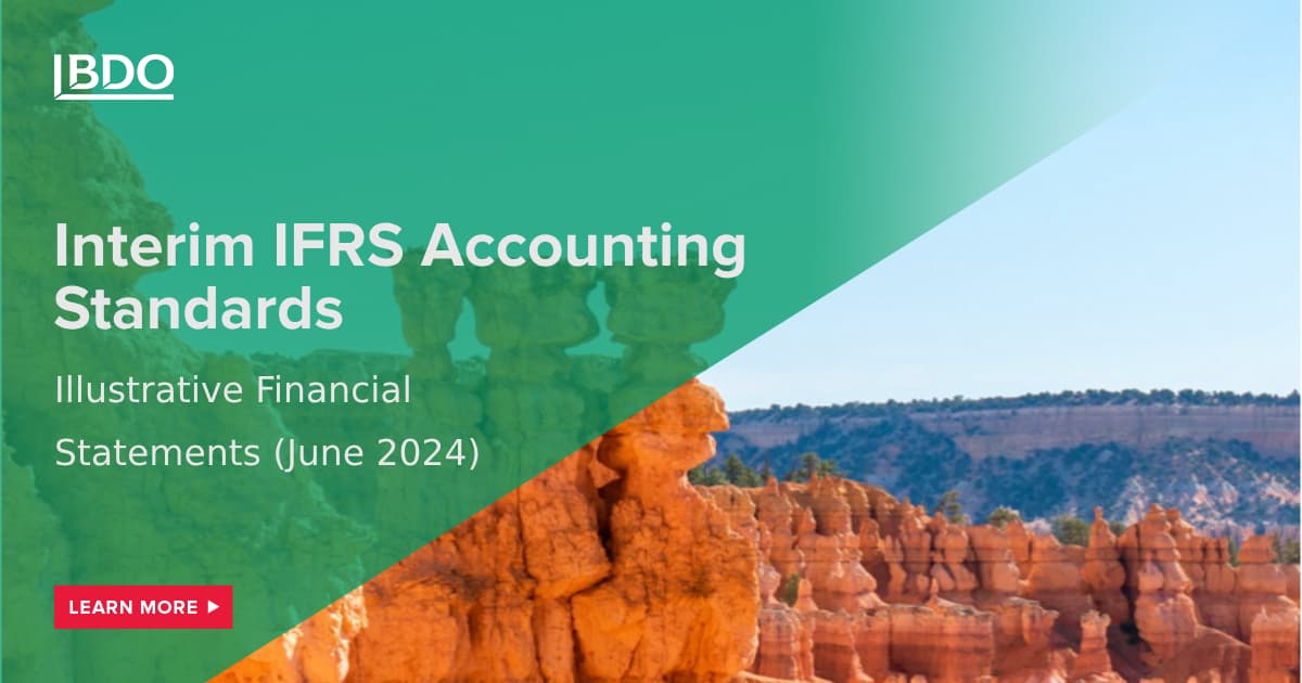 Interim IFRS Accounting Standards Illustrative Financial Statements ... Interim IFRS Accounting Standards Illustrative Financial Statements ...