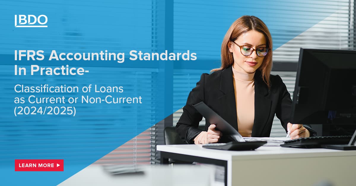 Research: New approaches to the classification of loans under IFRS - BDO